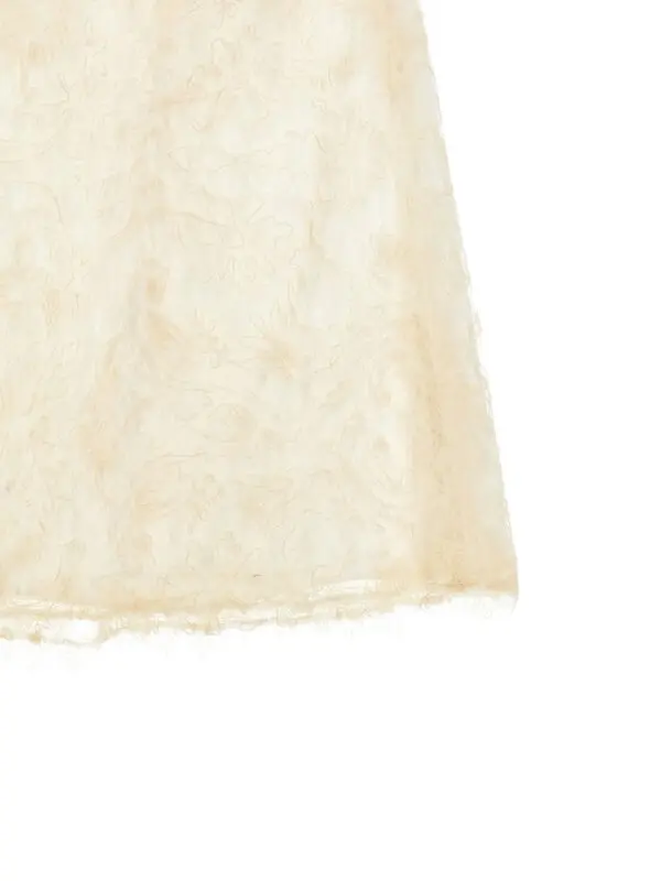 Ermanno Scervino Midi Sequin-embellished Lace Skirt