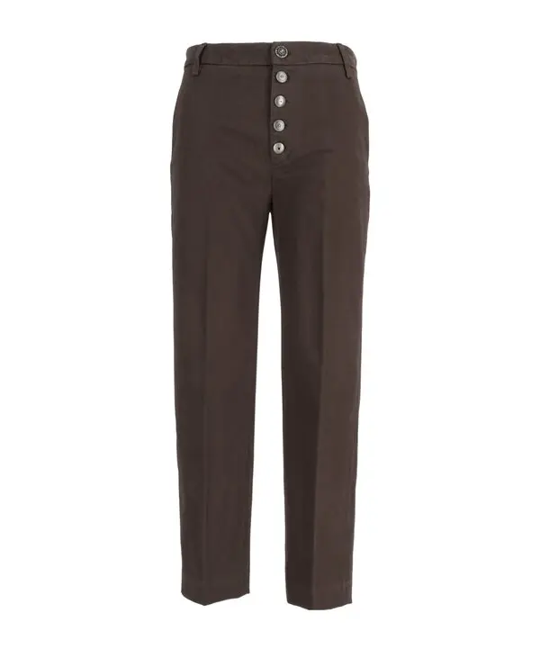 DONDUP Nima Logo-plaque Trousers
