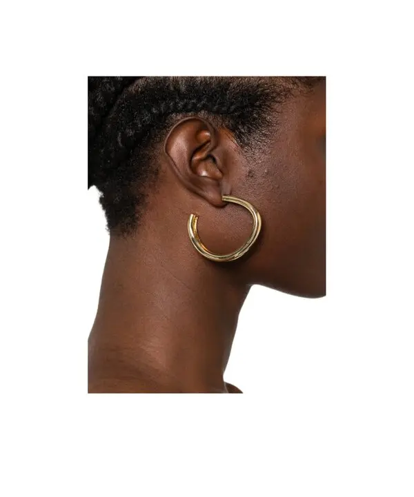 JOSEPH Bean Xl Organic-shape Hoop Earrings