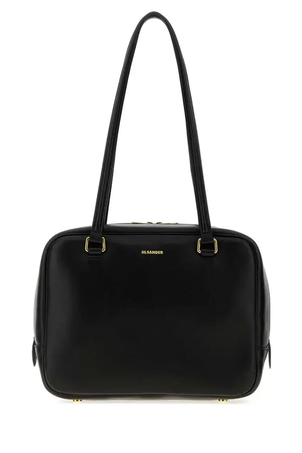 JIL SANDER Nappa Leather Medium Vision Handbag - Black