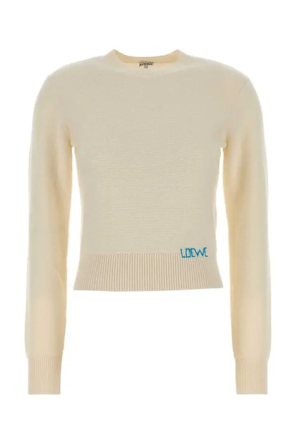 Loewe Ivory Wool Sweater