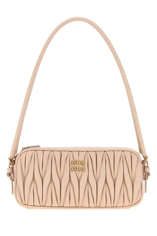 Miu Miu Light Leather Shoulder Bag - Pink