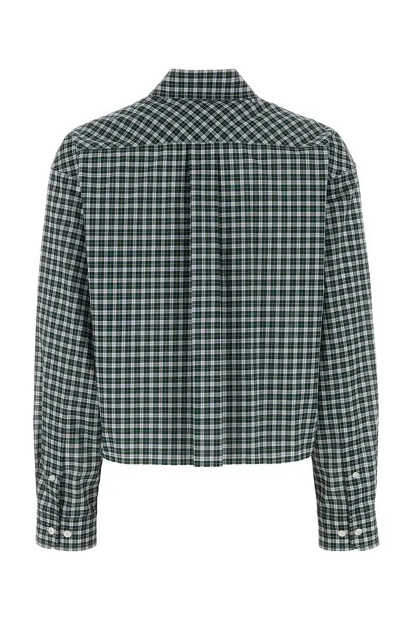 Miu Miu Embroidered Cotton Shirt