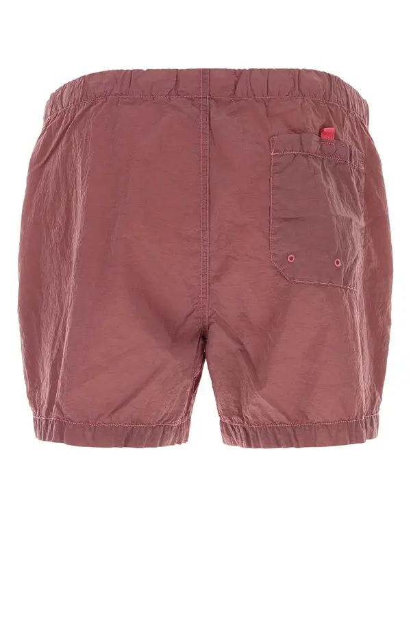 Stone Island Dark Nylon Swimming Shorts - Pink