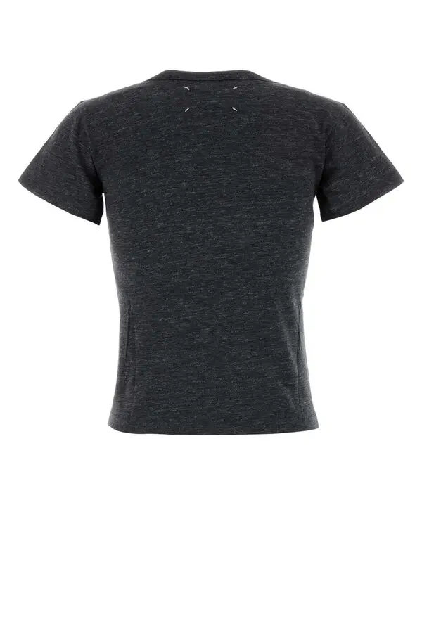 MAISON MARGIELA Charcoal Cotton T-shirt - Gray