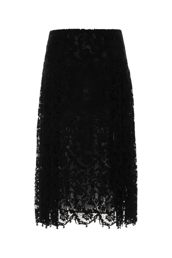 Fendi Macrame Lace Skirt