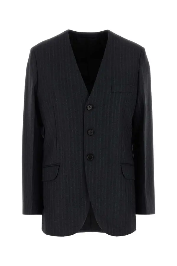 JIL SANDER Embroidered Wool Blazer