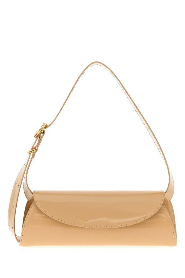 JIL SANDER Skin Pink Leather Small Cannolo Shoulder Bag - Multicolor