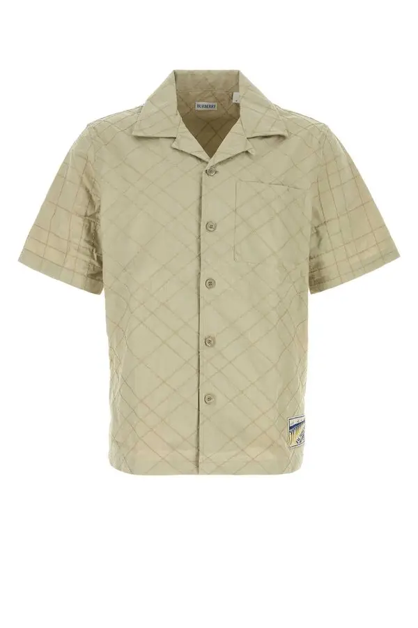 Burberry Khaki Cotton Shirt