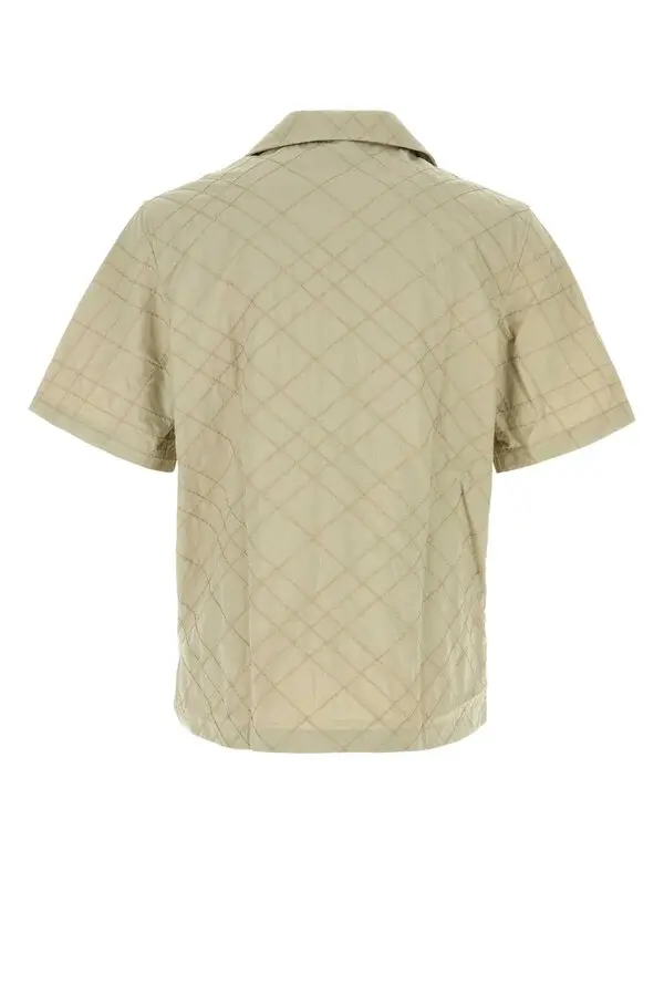 Burberry Khaki Cotton Shirt