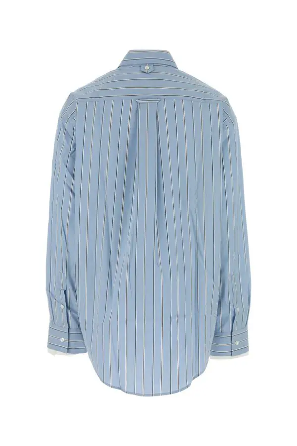 AMI Paris Embroidered Poplin Oversize Shirt