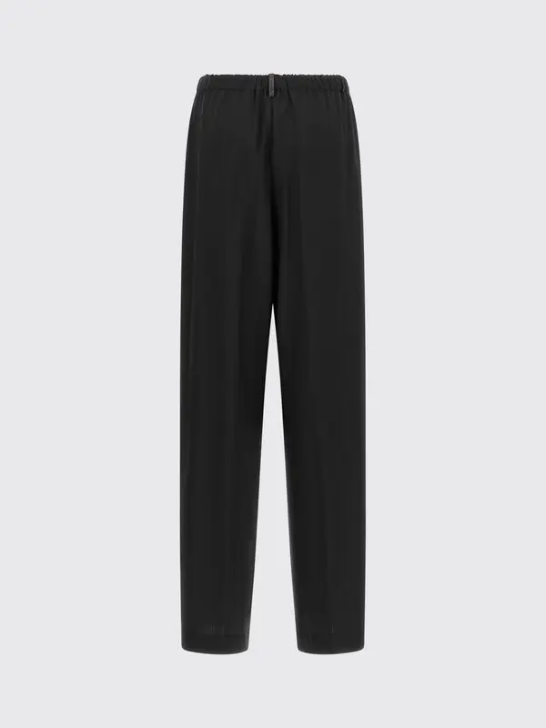 Fabiana Filippi Trevi Wool Blend Palazzo Trousers - Blue