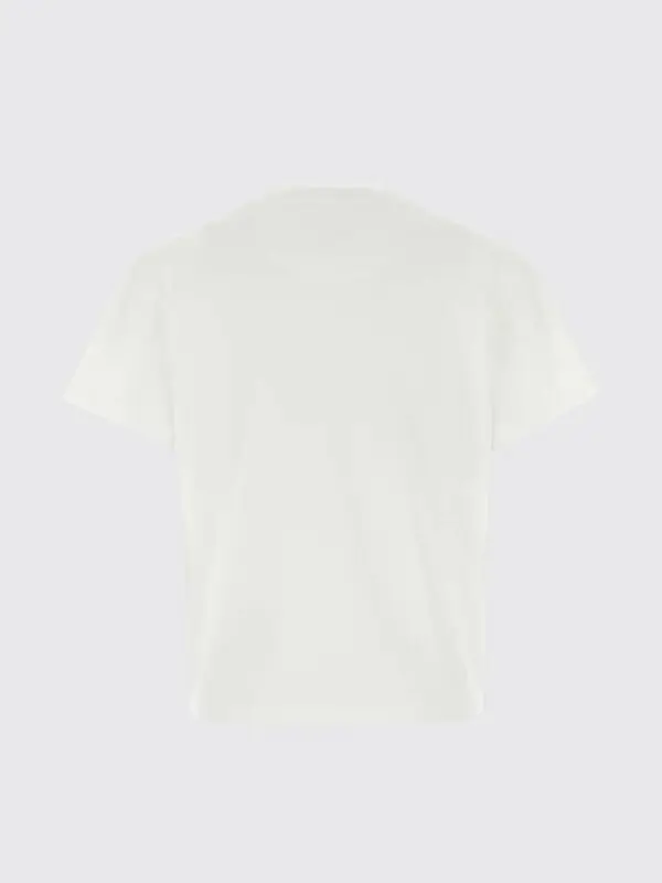 JIL SANDER Cotton T-shirt With Embroidered Logo - White