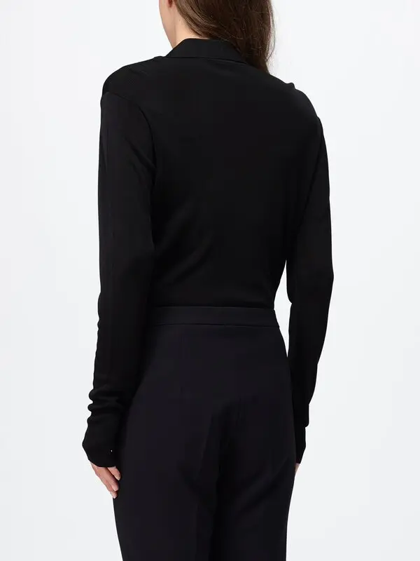 Elisabetta Franchi Draped Bodysuit With Chain Detail