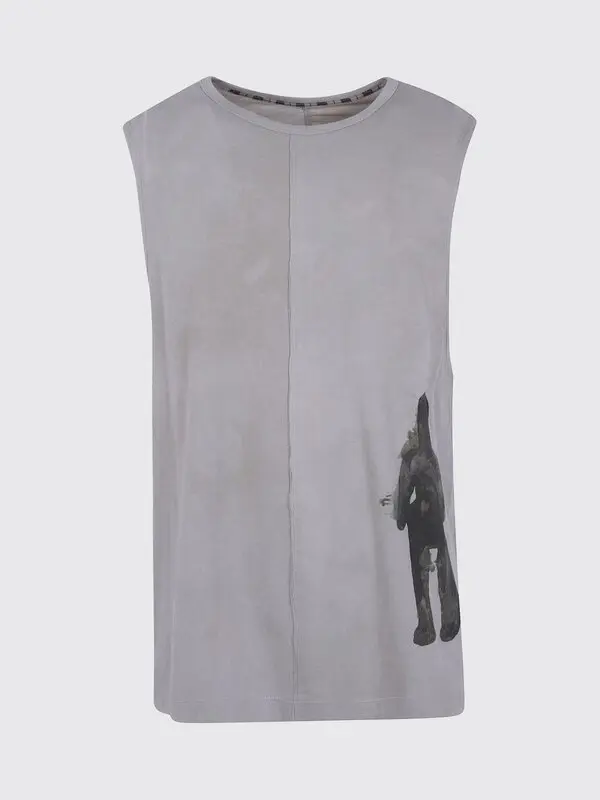 ZIGGY CHEN 100% Cotton Graphic Print Tank Top