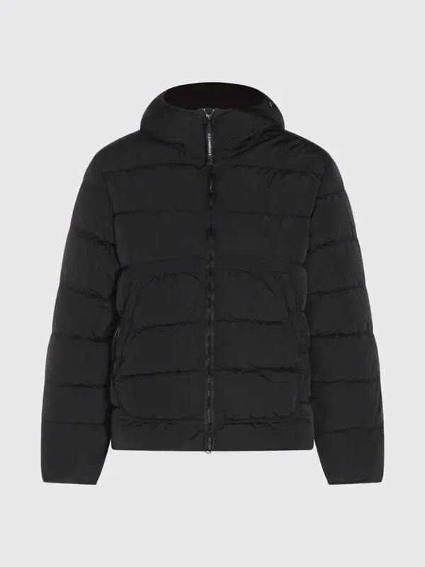 C.P. COMPANY Chrome-r Goggle Hooded Down Jacket In Recycled Nylon