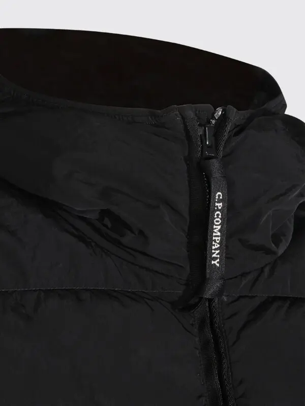 C.P. COMPANY Chrome-r Goggle Hooded Down Jacket In Recycled Nylon
