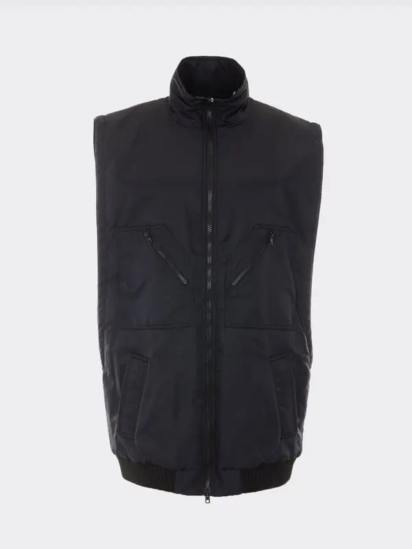 MAISON MARGIELA Technical Nylon Gilet With High Neck And Zip Closure