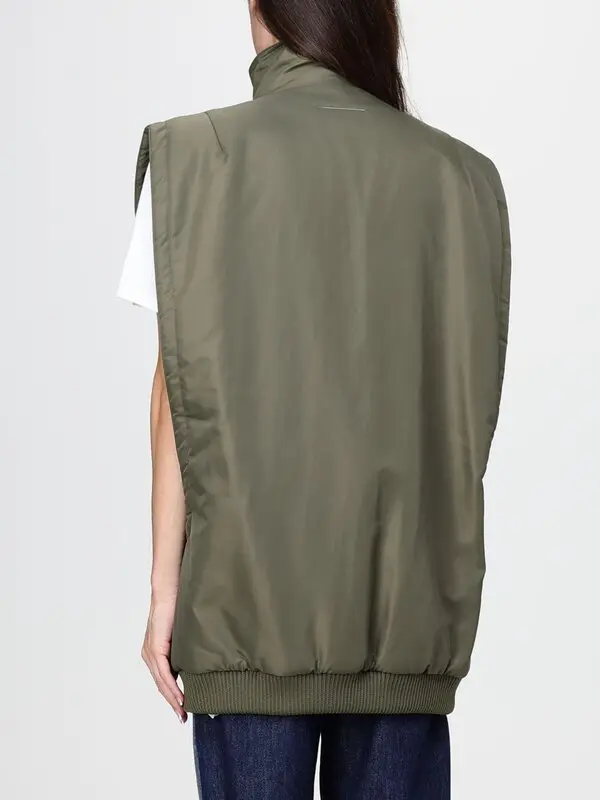 MAISON MARGIELA Technical Nylon Gilet - Kaki