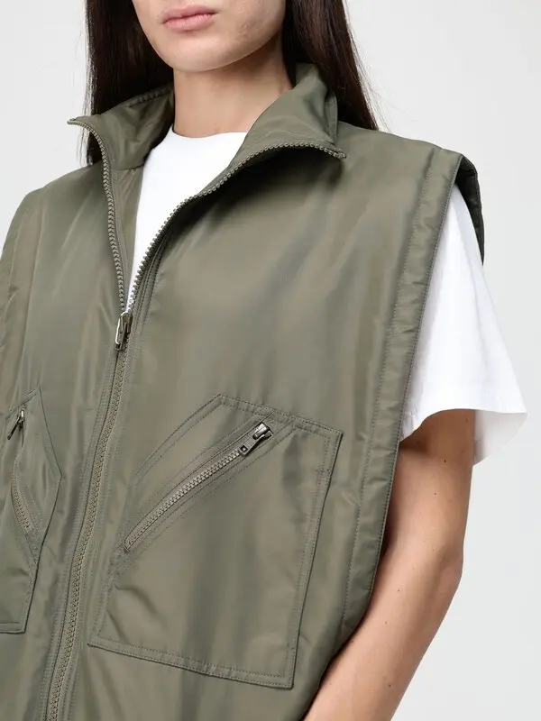 MAISON MARGIELA Technical Nylon Gilet - Kaki