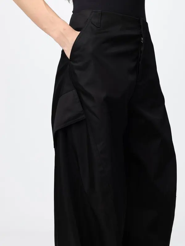 Alaïa High-waisted Wide-leg Technical Taffeta Cargo Trousers