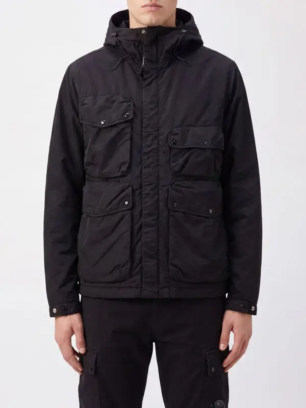 C.P. COMPANY T-flatt Padded Goggle Recycled Nylon Windbreaker