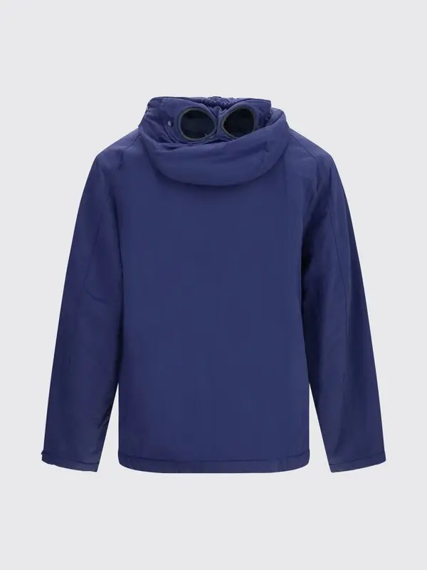 C.P. COMPANY T-flatt Padded Goggle Recycled Nylon Windbreaker - Blue