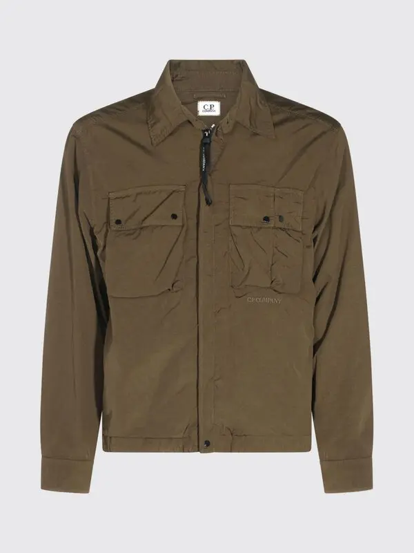 C.P. COMPANY Technical Fabric Shirt Jacket With Concealed Zip