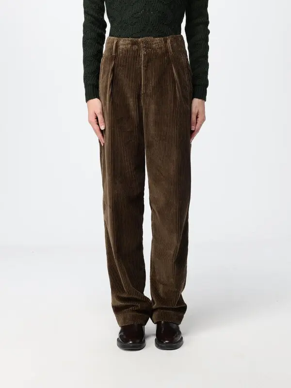 Etro High-waisted Straight Corduroy Trousers