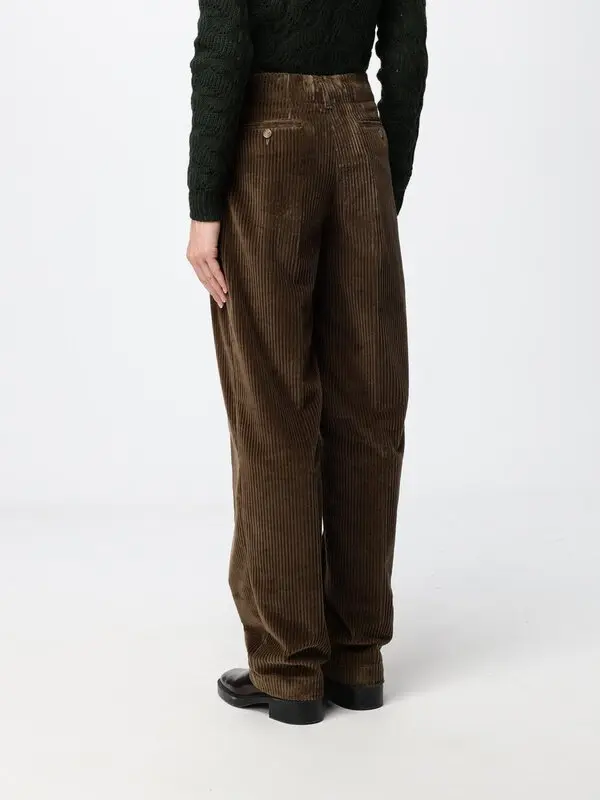 Etro High-waisted Straight Corduroy Trousers