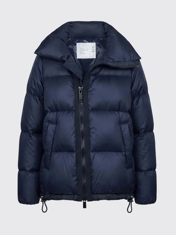 Sacai X Carhartt Wip Short Waterproof Technical Nylon Down Jacket - Navy