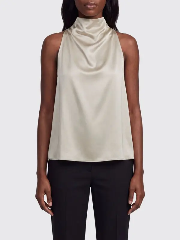FORTE_FORTE Sleeveless Draped Top