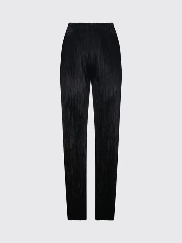FORTE_FORTE Pleated Jersey Trousers - Black