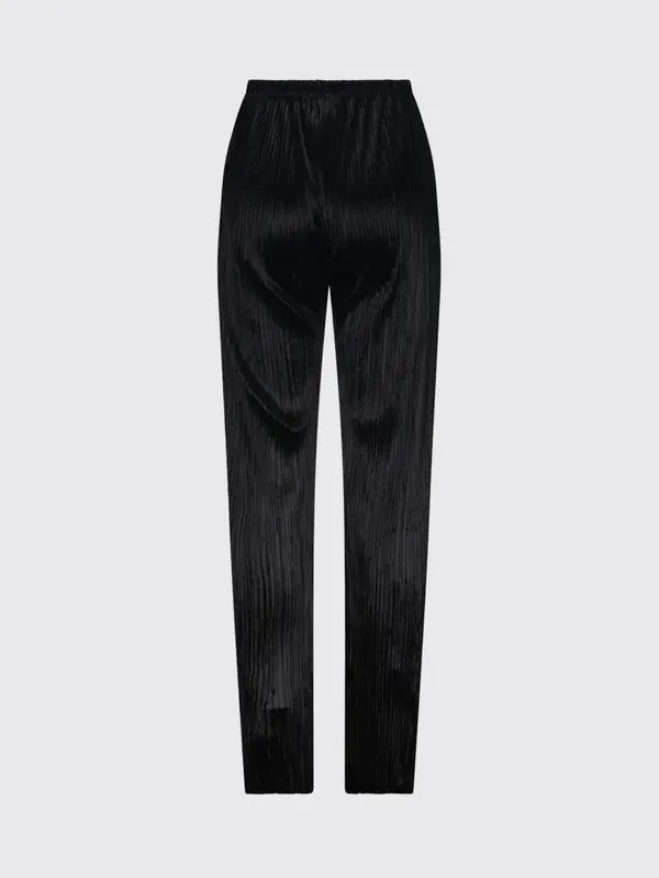 FORTE_FORTE Pleated Jersey Trousers - Black