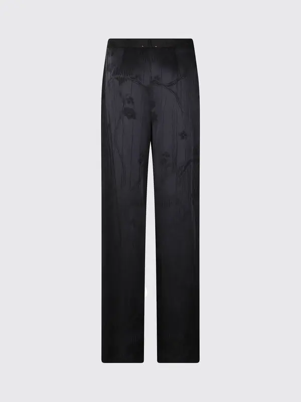 FORTE_FORTE High-waisted Floral Print Palazzo Trousers