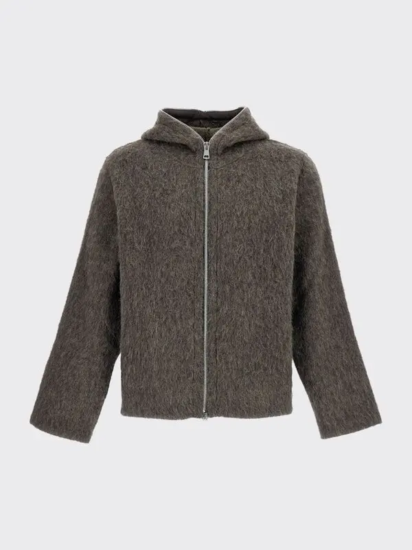 Our Legacy Wool And Alpaca Blend Zip-up Hooded Cardigan - Grey
