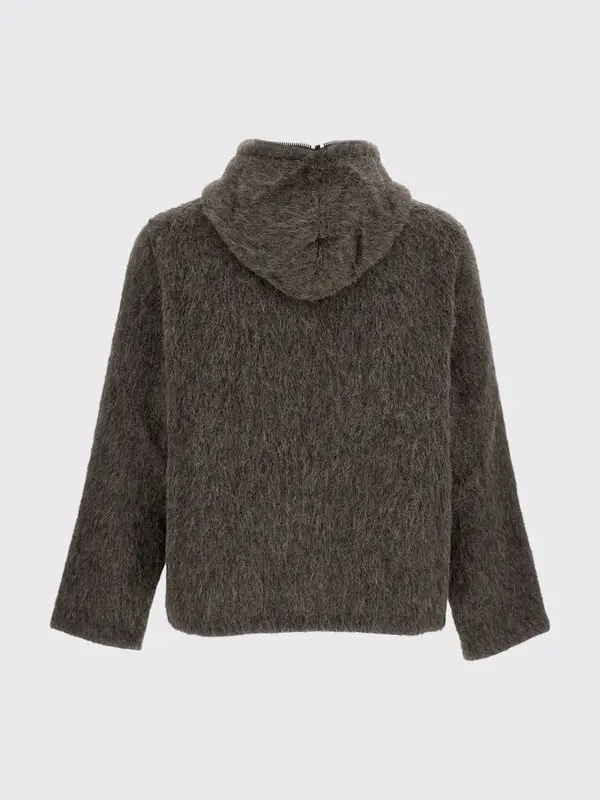 Our Legacy Wool And Alpaca Blend Zip-up Hooded Cardigan - Grey