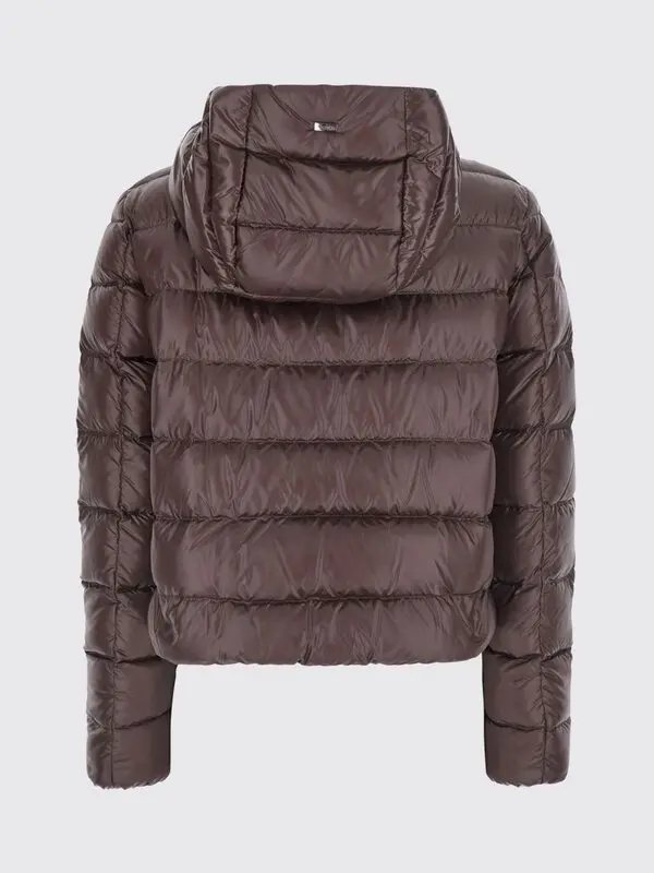 Herno Quilted Down Jacket With Hood - Brown
