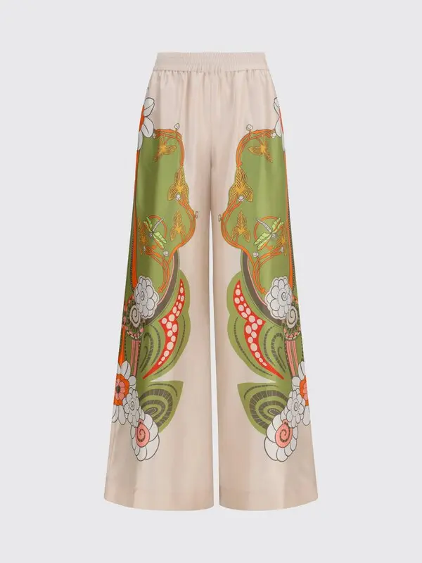 La DoubleJ Wide Leg Printed Trousers