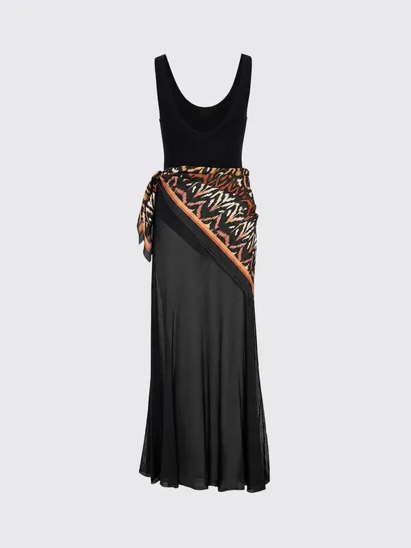 Zimmermann Aster Paisley Print Off-shoulder Midi Dress - Black
