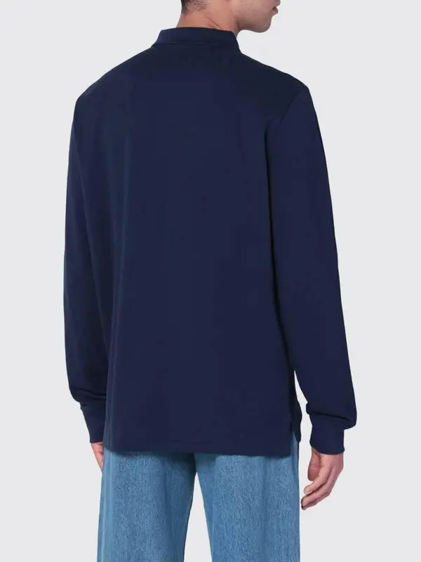 Polo Ralph Lauren Long-sleeved Slim Fit Cotton Polo Shirt