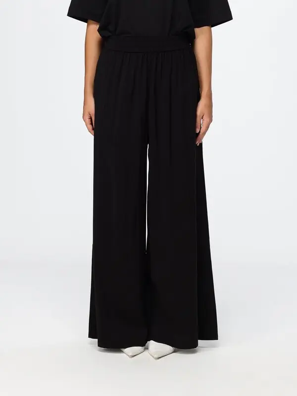 ELEH High-waisted Palazzo Trousers In Crêpe