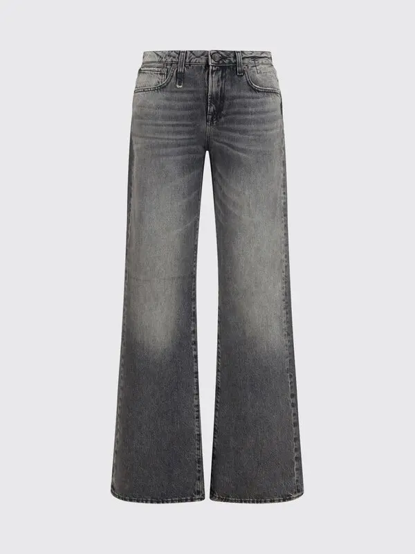 R13 Wide Leg Jeans - Black