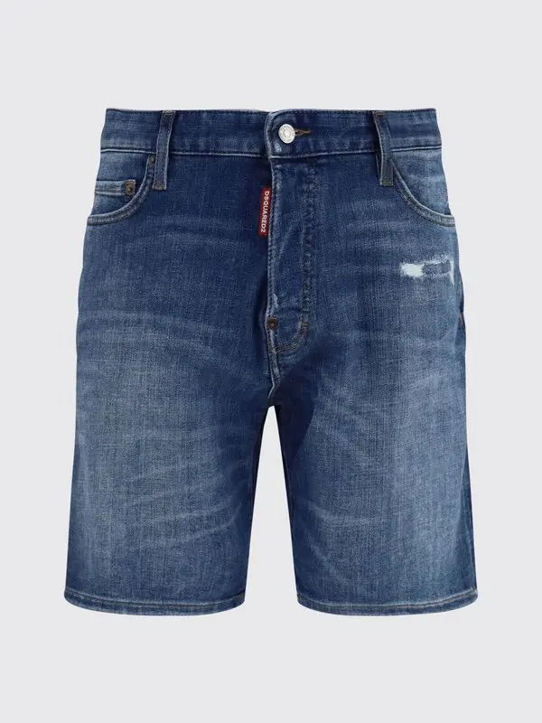 Dsquared2 Distressed Denim Shorts