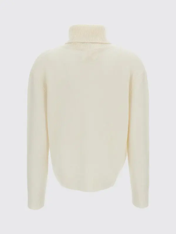 LISA YANG Pure Cashmere High Neck Cardigan - White
