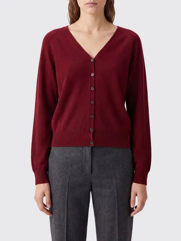 LISA YANG Pure Cashmere Relaxed Fit V-neck Cardigan - Lead