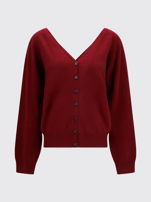 LISA YANG Pure Cashmere Relaxed Fit V-neck Cardigan - Lead