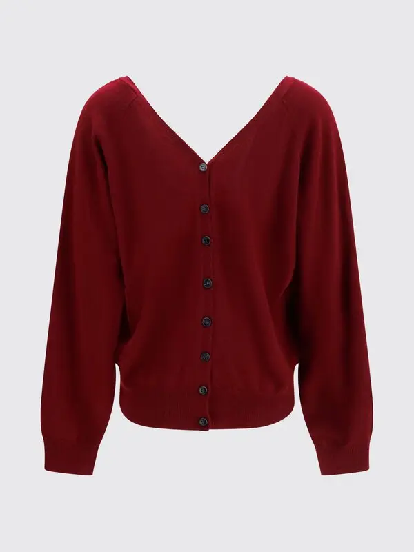 LISA YANG Pure Cashmere Relaxed Fit V-neck Cardigan - Lead