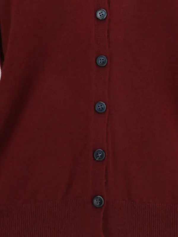 LISA YANG Pure Cashmere Relaxed Fit V-neck Cardigan - Lead