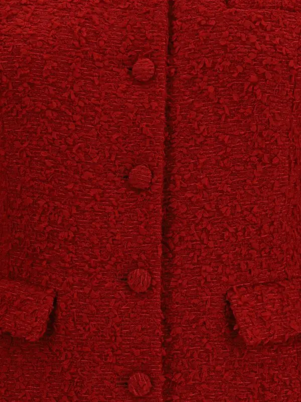 Magda Butrym Wool-blend Mini Shirt Dress With Padded Shoulders